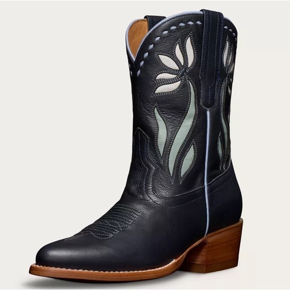 Tecovas | Shoes | Tecovas Jolene In Navy Bloom Bovine Womens Size 9 ...